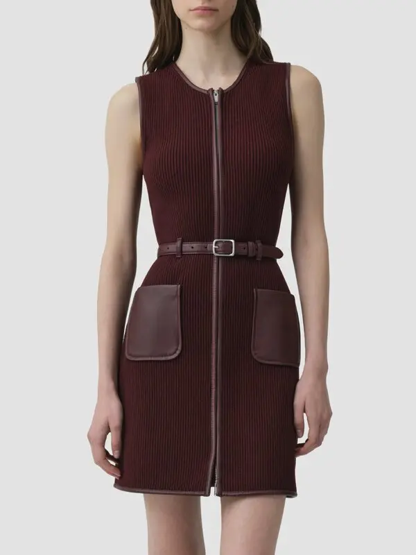 Simkhai Viretta Rib-knit Mini Dress