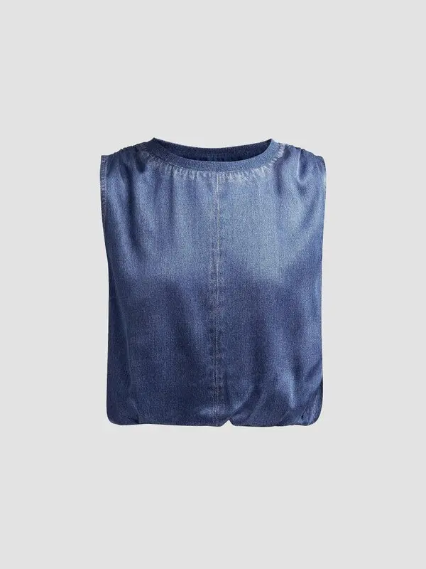 Rag & Bone Miramar Satin Bubble Top - Jasper