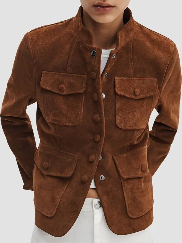 Rag & Bone Mercer Suede Blazer