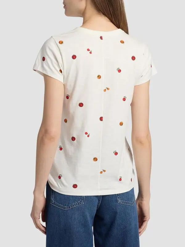 Rag & Bone Baby Tomato Pima Cotton Jersey T-shirt