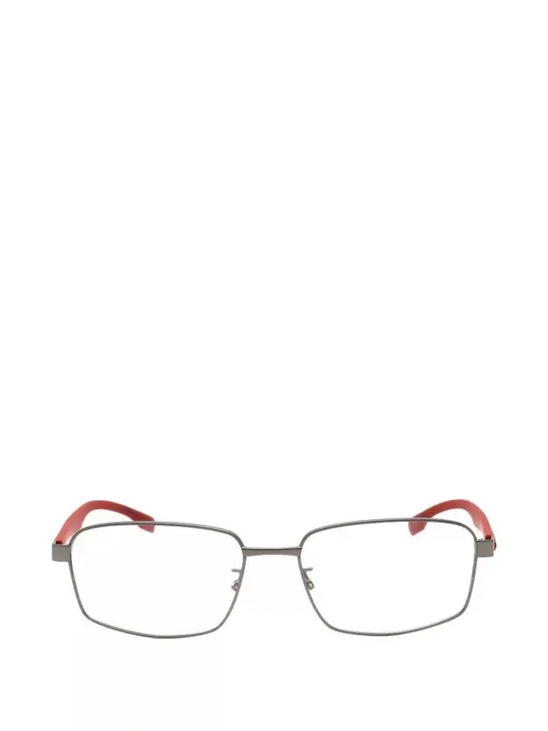 BOSS Rectangle-frame Glasses - Silver
