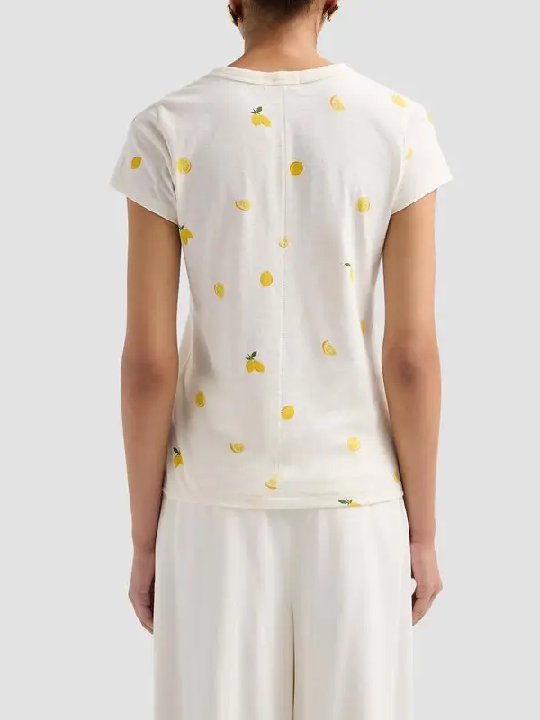 Rag & Bone All Over Baby Lemon T-shirt