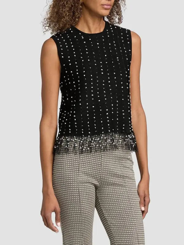Rag & Bone James Crochet Fringe Tank