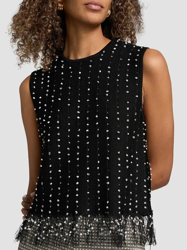 Rag & Bone James Crochet Fringe Tank