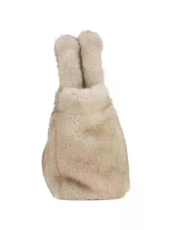 MC2 SAINT BARTH Mini Vanity Faux-fur Tote Bag