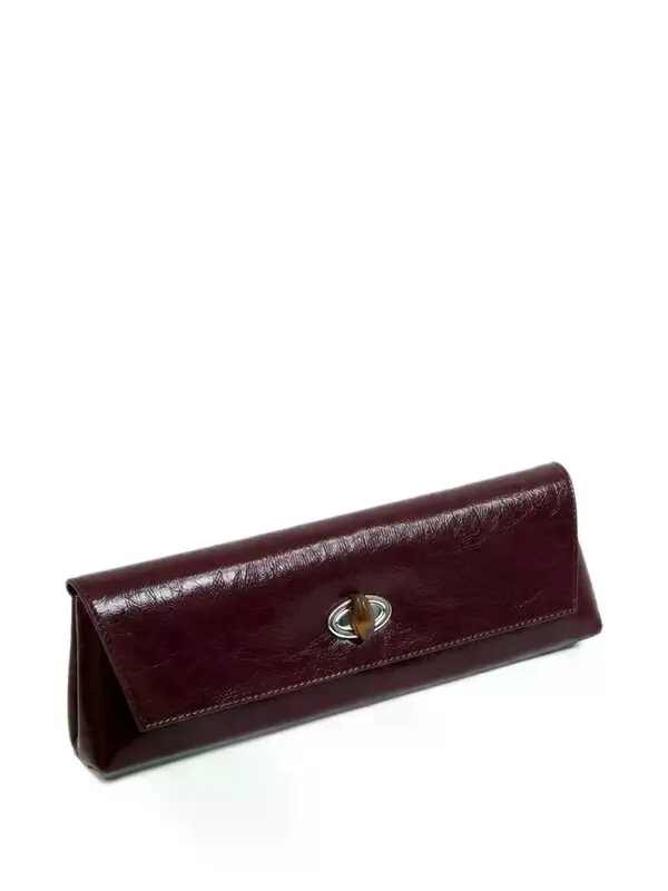 Christopher Esber Buki Patent Leather Clutch Bag