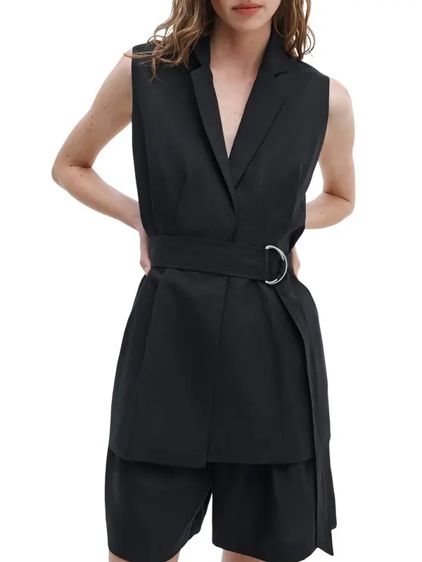 Rag & Bone Mandi Belted Tailored Vest