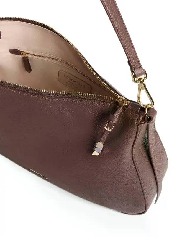COCCINELLE Mediun Nory Grainy Leather Tote Bag