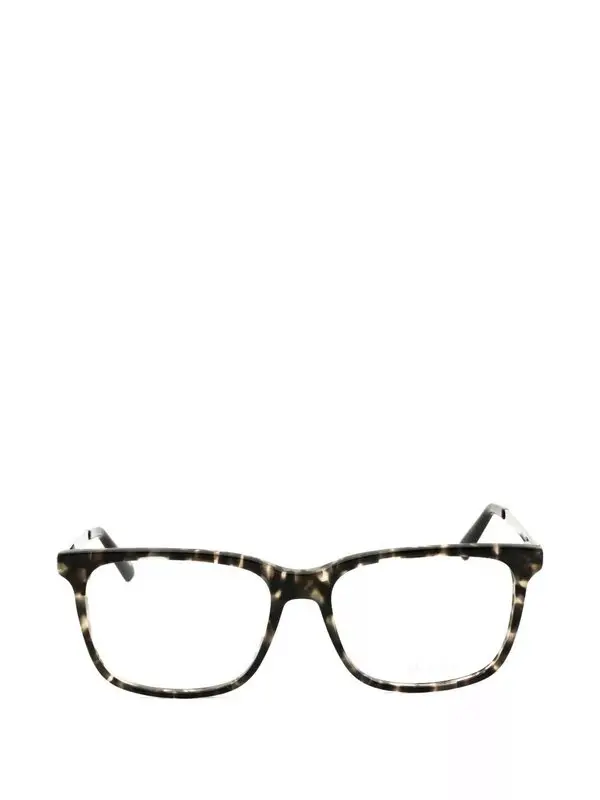 Guess Tortoiseshell-effect Rectangle-frame Glasses - Silver