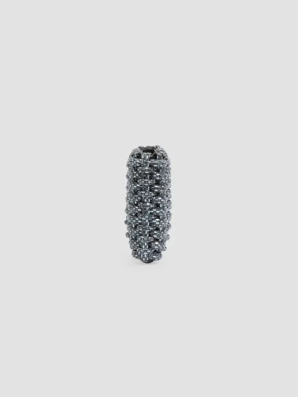 Simkhai Morgan Metal Clutch - Black