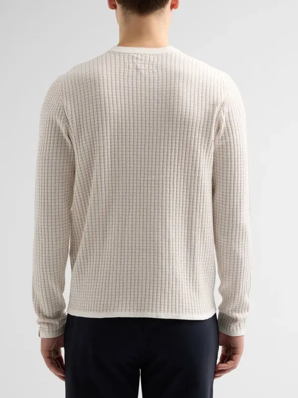 Rag & Bone Harvey Textured Knit Crewneck Top
