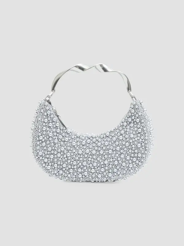 Simkhai Evelyn Twist Top Handle Bag