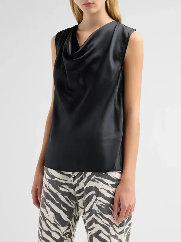 Rag & Bone Vinnie Sleeveless Silk Blouse