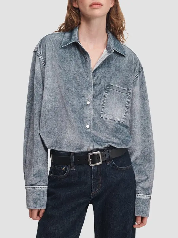 Rag & Bone Connie Miramar Velvet Shirt