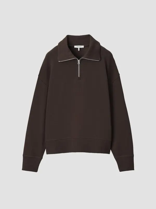 Rag & Bone The Everyday Terry Half-zip Sweatshirt