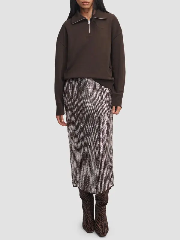 Rag & Bone The Everyday Terry Half-zip Sweatshirt