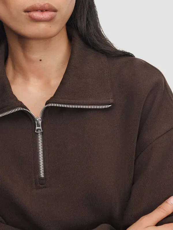 Rag & Bone The Everyday Terry Half-zip Sweatshirt