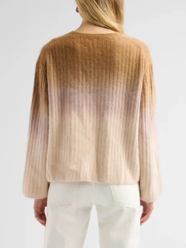 Rag & Bone Jane Brushed Gradient Wool-cashmere Sweater