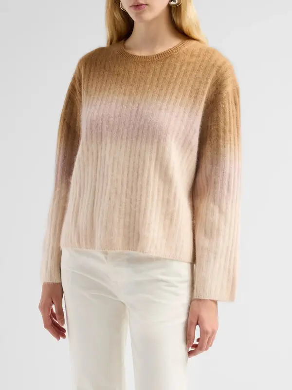 Rag & Bone Jane Brushed Gradient Wool-cashmere Sweater