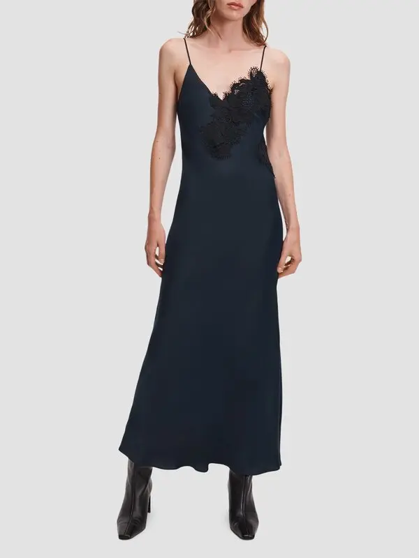 Rag & Bone Ariana Satin Maxi Slipdress