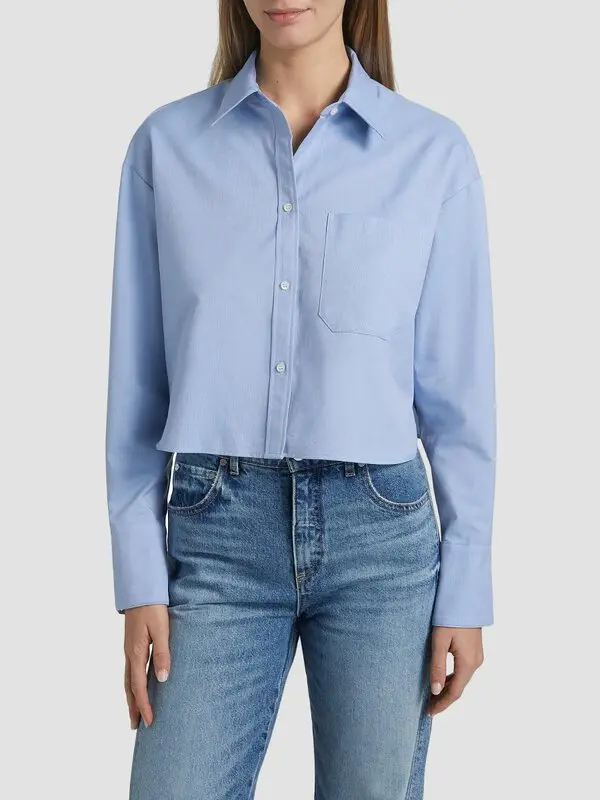 TWP Little Big Joe Cropped Oxford Shirt