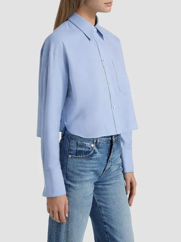 TWP Little Big Joe Cropped Oxford Shirt