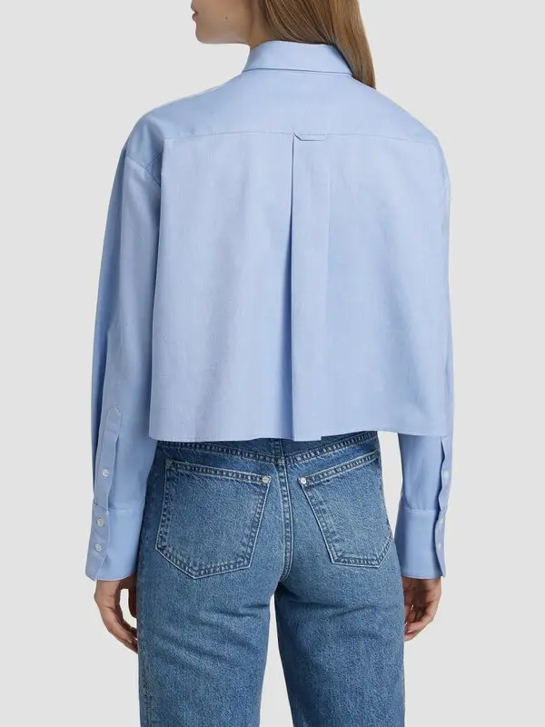 TWP Little Big Joe Cropped Oxford Shirt