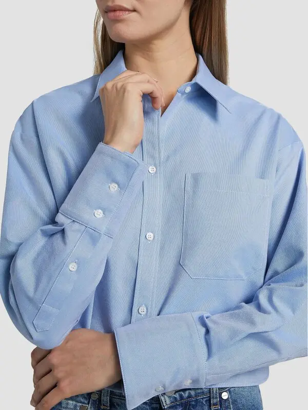 TWP Little Big Joe Cropped Oxford Shirt