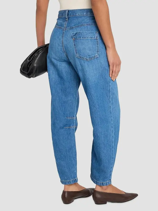 TWP Jetties High-rise Barrel-leg Jeans