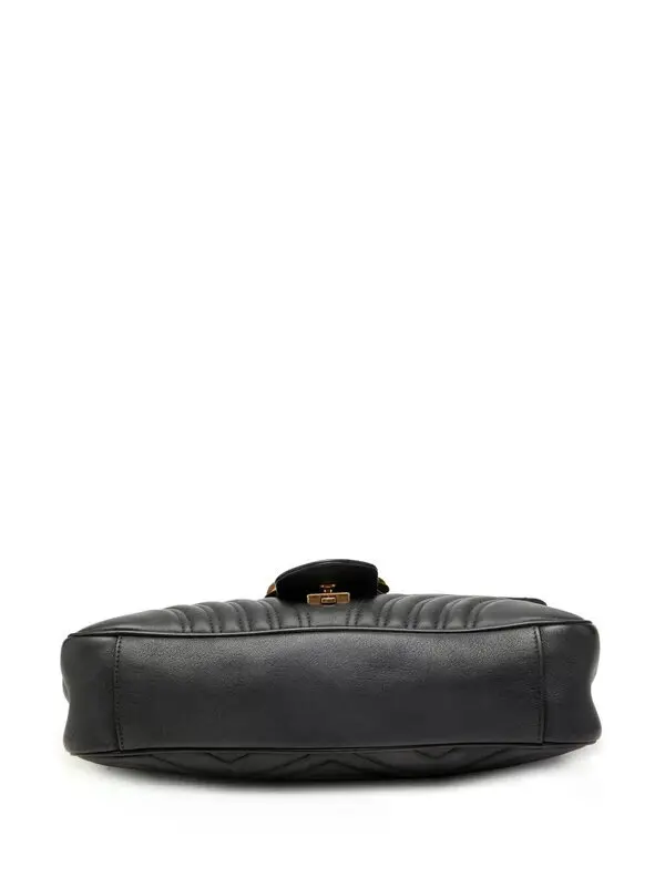 Gucci 2000-2015 Large Gg Marmont Matelasse Calfskin Shoulder Bag