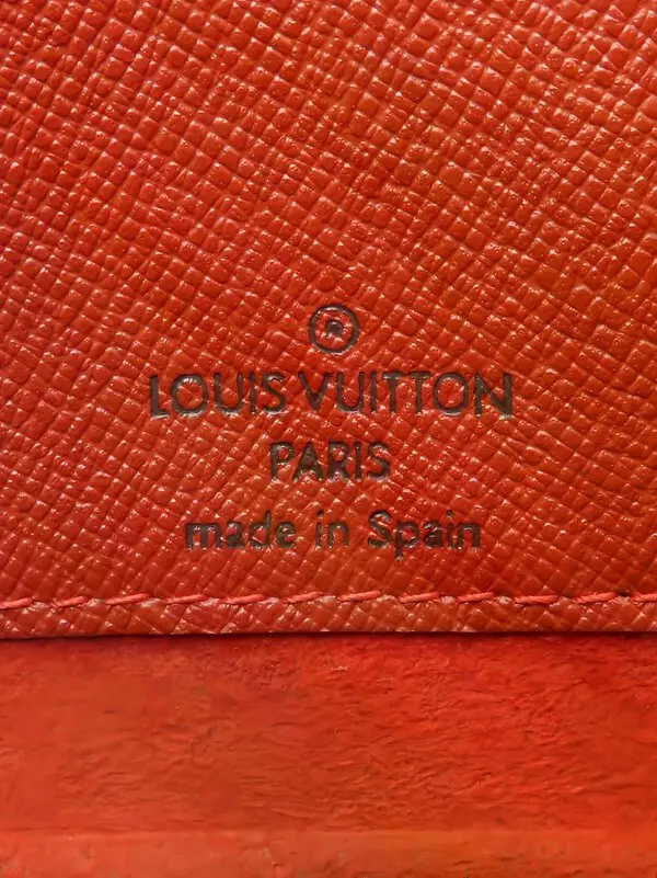 LOUIS VUITTON 2005 Damier Ebene Musette Tango Long Strap Crossbody Bag
