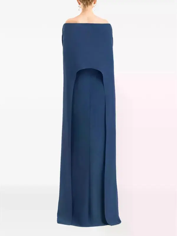 GEMY MAALOUF Cape-overlay Dress