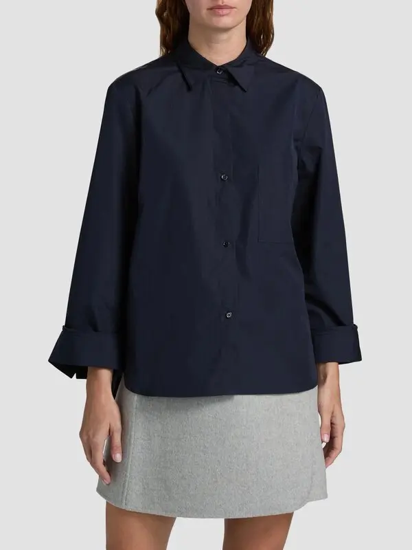 TWP Next Morning Cotton Shirt - Midnight