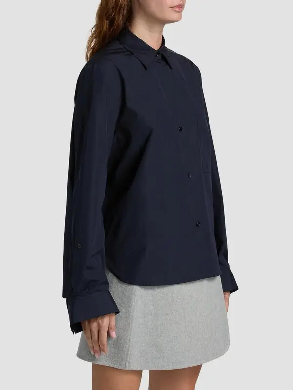 TWP Next Morning Cotton Shirt - Midnight