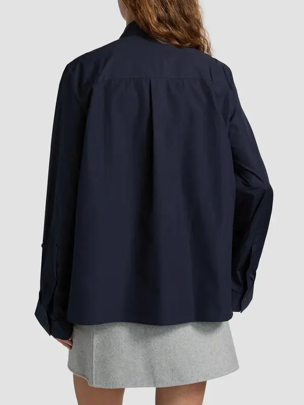 TWP Next Morning Cotton Shirt - Midnight