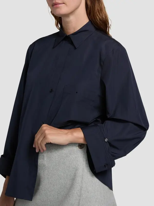 TWP Next Morning Cotton Shirt - Midnight