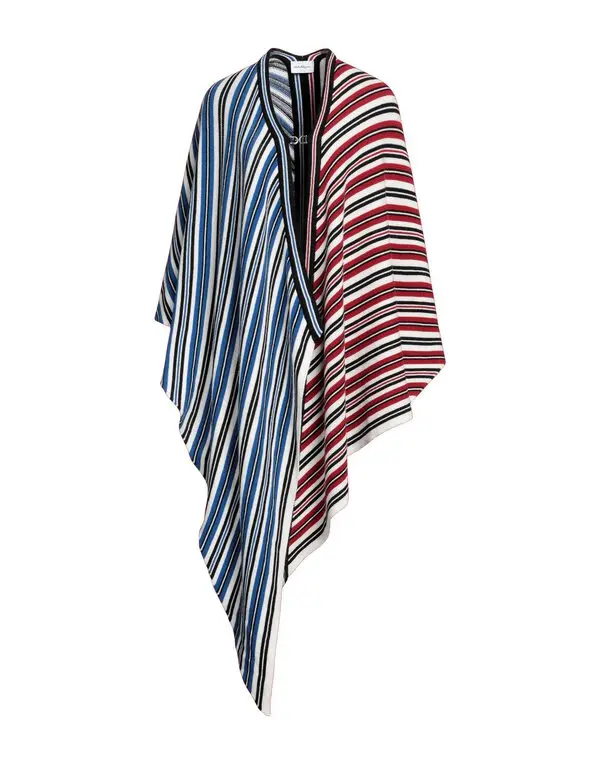 FERRAGAMO Cape Size Virgin Wool, Cashmere, Lambskin