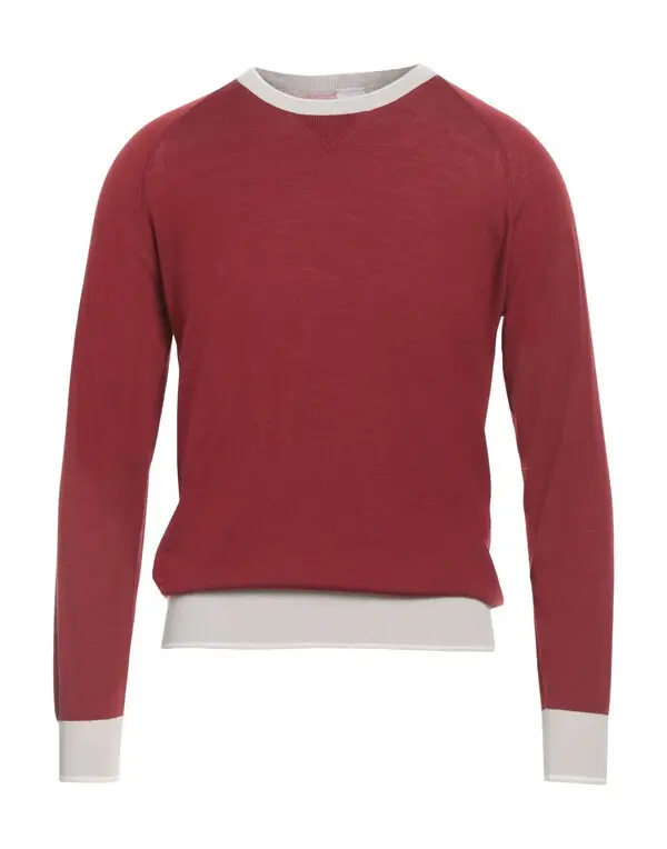 Eleventy Sweater Brick Size Wool