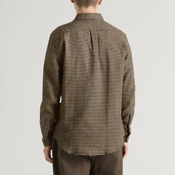 Portuguese Flannel Abstract Houndstooth Shirt