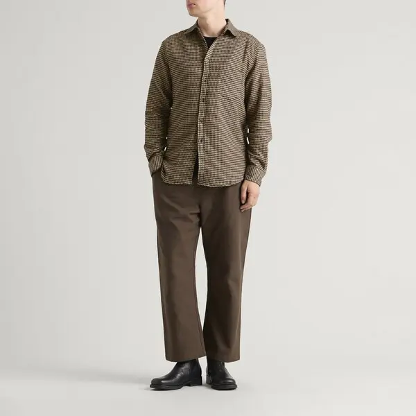 Portuguese Flannel Abstract Houndstooth Shirt
