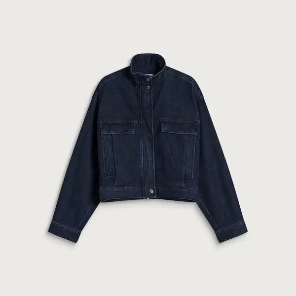 Good American Denim Bomber Jacket