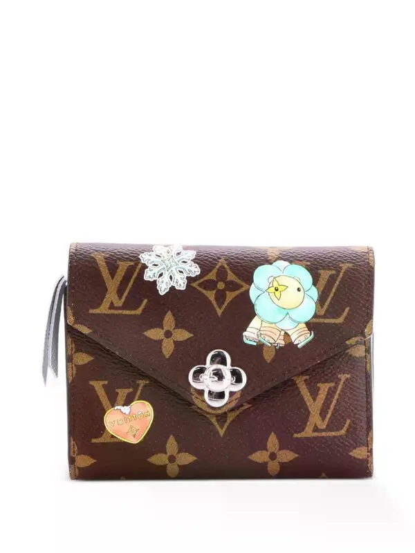 LOUIS VUITTON X Takashi Murakami Victorine Wallet 57th Street Nyc Monogram Coated Canvas Small Wallets - Brown