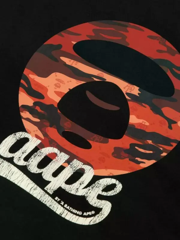 AAPE BY *A BATHING APE Camo Moonface T-shirt