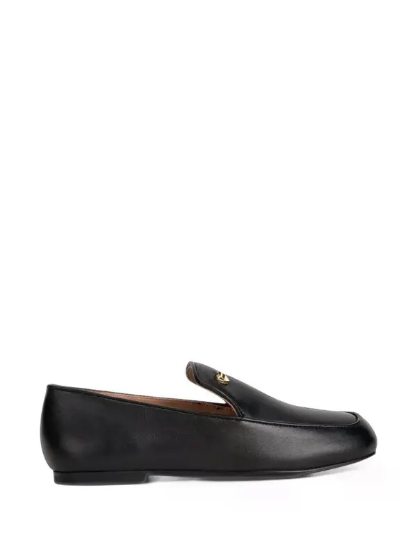 Moschino Heart-motif Leather Loafers