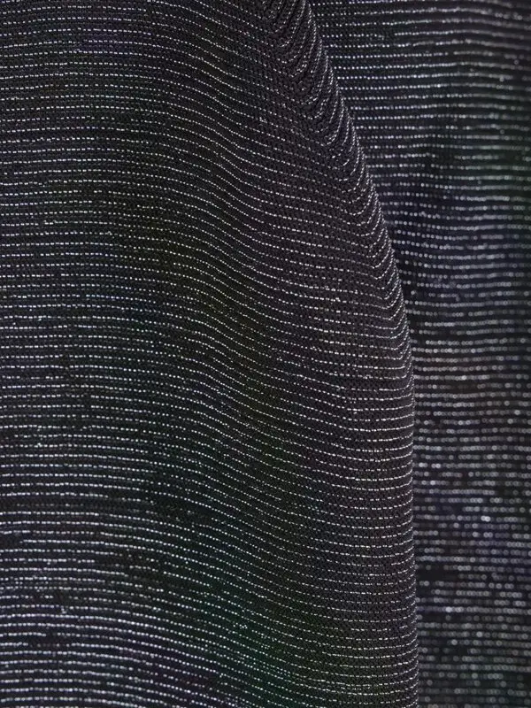 CFCL Glitter-knit Flared Midi Skirt