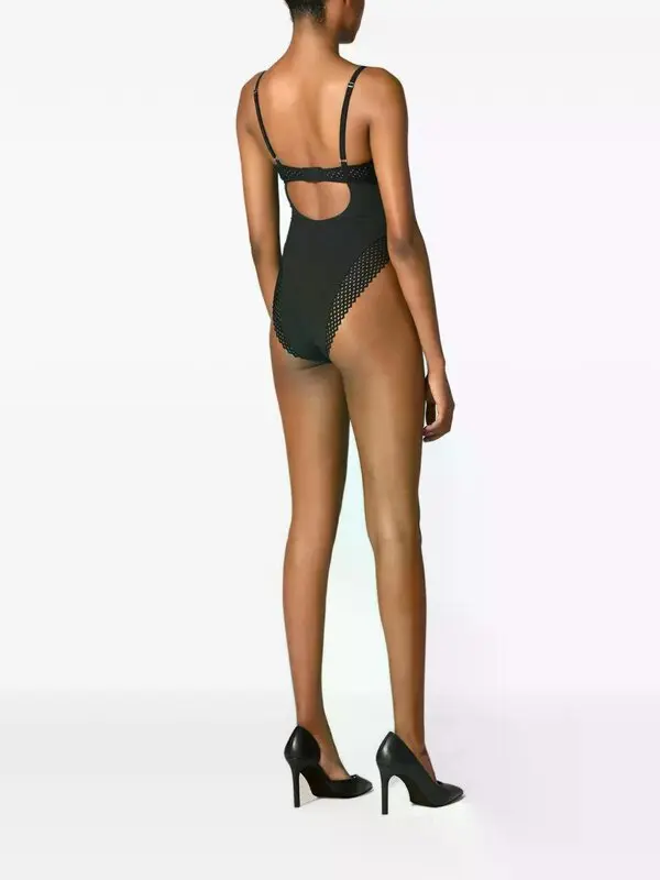Wolford Romantic Net Underwired Bodysuit