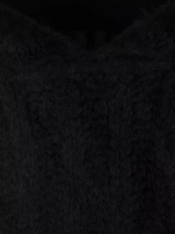 Rick Owens Ribbed-knit Hooded Top