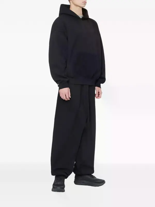 ESSENTIALS Logo-print Track Pants - Black