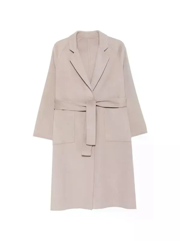 SEA WING Belted Button-cuff Coat