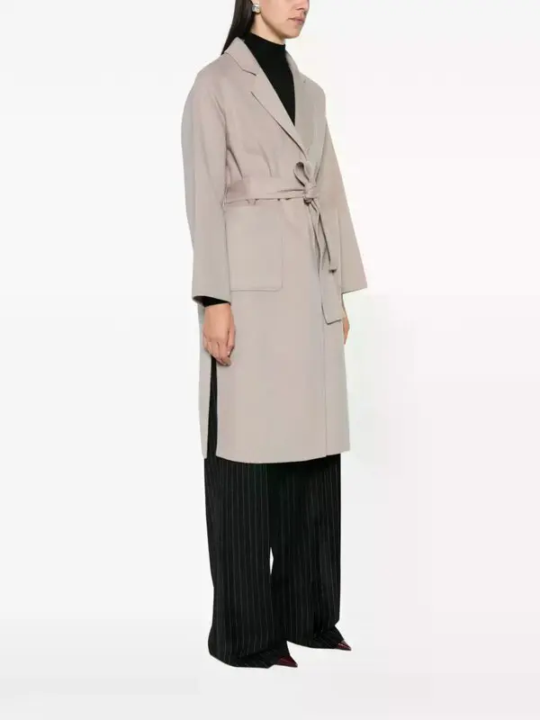 SEA WING Belted Button-cuff Coat